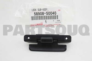 5890850040 Genuine Toyota LOCK SUB-ASSY, CONSOLE COMPARTMENT DOOR 58908 ...