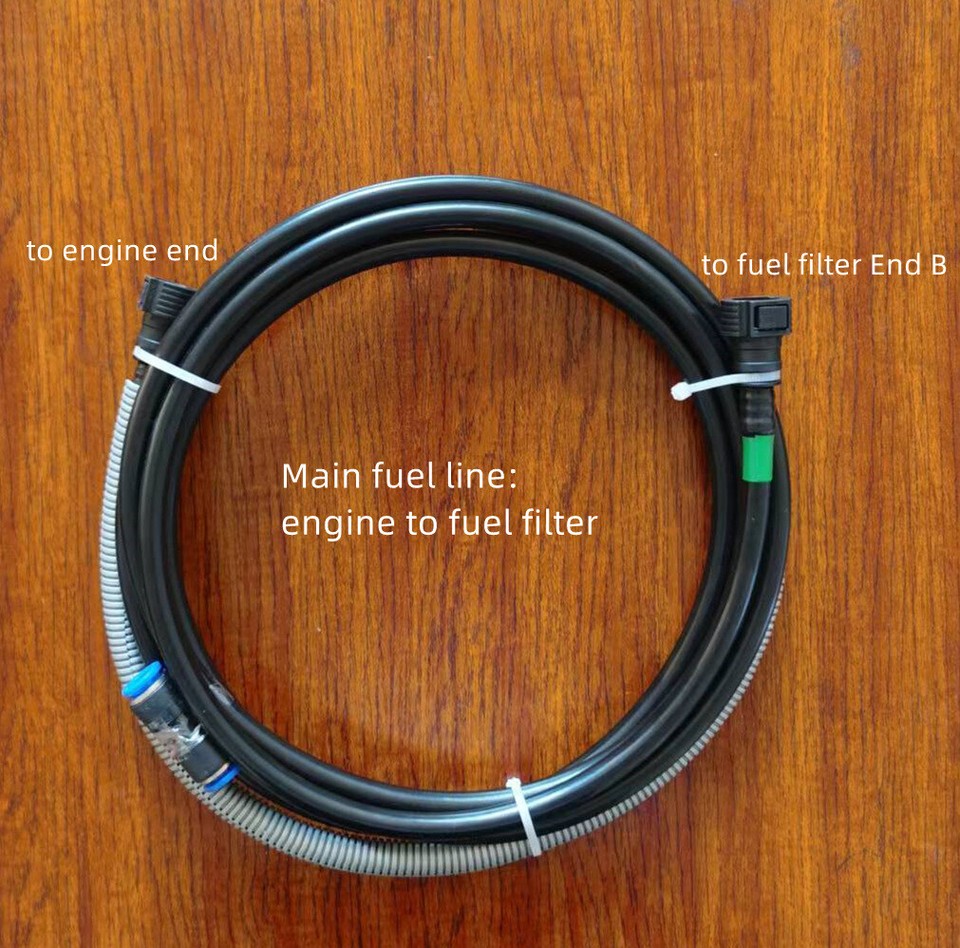 Tank to Motor Nylon Fuel Lines Kit Fits 1999 2000 01 02 03 GMC Sierra ...