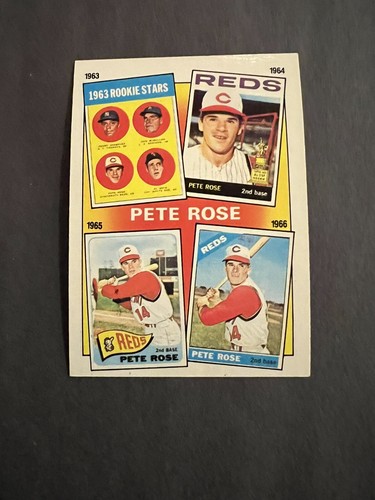 Pete Rose 1986 Topps #2 Years 2 1963-1966 Cincinnati Reds | eBay