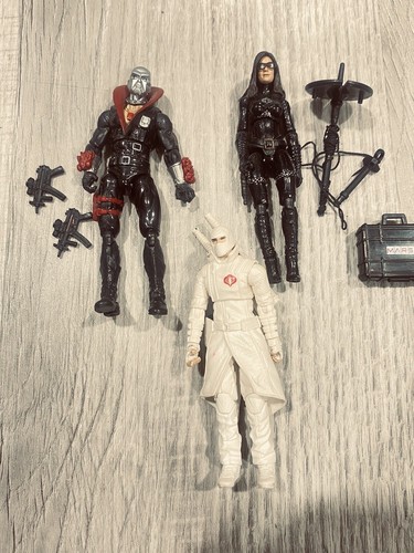 gi joe lot figures Cobra Destro , baroness And Storm Shadow !!! | eBay