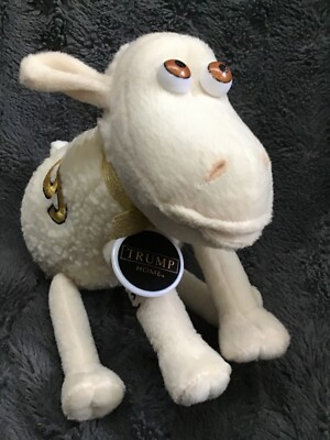 Trump #9 Serta Sheep Trump Home Plush Beanbag Curto Toys Brown Eyes | eBay