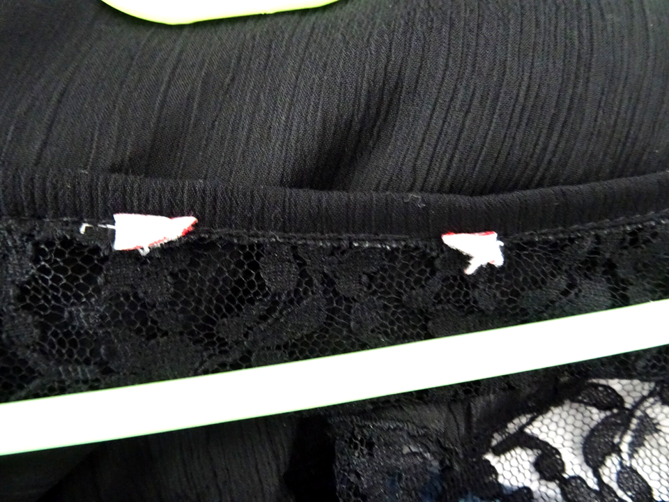 size 14 SHEER black knee length SHEEGO dress/top | eBay UK