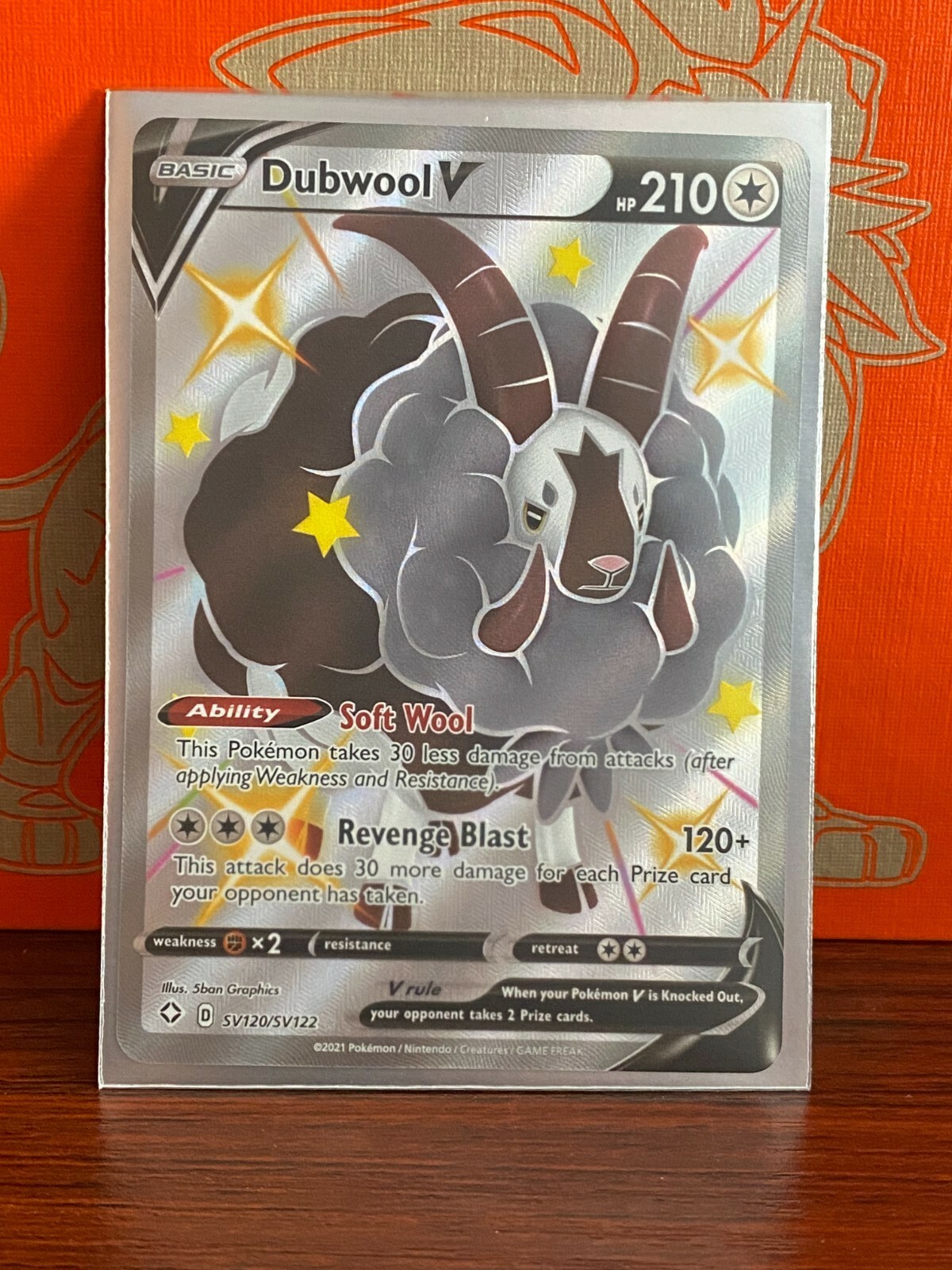 Pokémon TCG: Dubwool V SV120/SV122 Holo Shiny Holo Rare | eBay