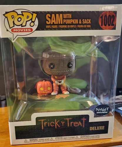 Trick r Treat SAM WITH PUMPKIN AND SACK Funko Pop DELUXE SPIRIT ...