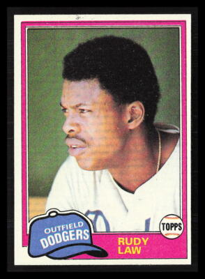 Rudy Law 1981 Topps #127 Los Angeles Dodgers | eBay