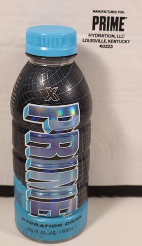 Prime X Hydration Drink Blue Holographic Label Sealed Quench Quest-1 ...