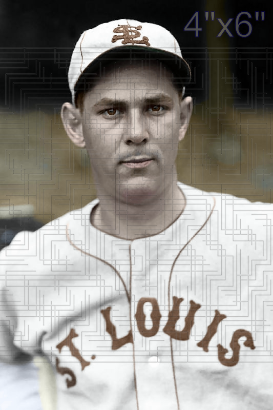 Jack Knott - 1933 St. Louis Browns - choose a style - colorized print ...