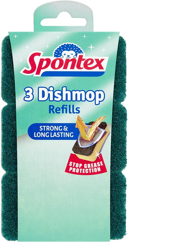Spontex Dishmop General Purpose Refills, Pack of 3 | eBay