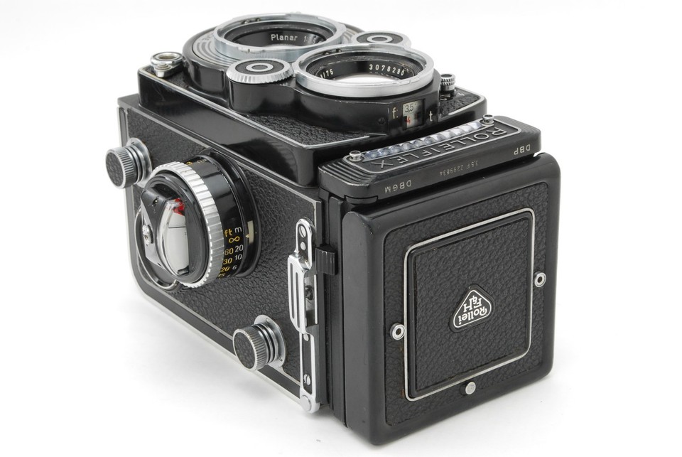 【N MINT+++ Meter Works】Rolleiflex 3.5F Planar TLR Film Camera 75mm f/3. ...