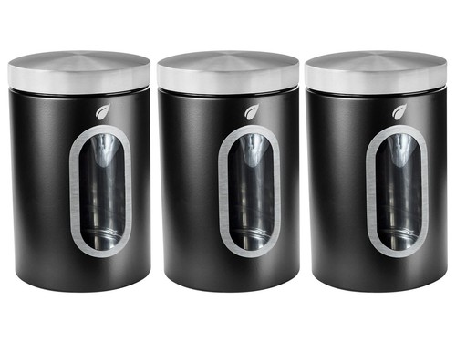 Kitchen Canisters-Modern Kitchen Decoration of Canister Set with ...