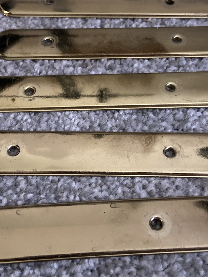 Lot of 30 Bright Brass Tone 63871 Backplate 3" spread 5 1/2" overall ...