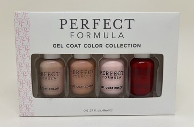 Perfect Formula 4 pc Gel Coat Color Collection Red, Pink, Fantasy Haze ...