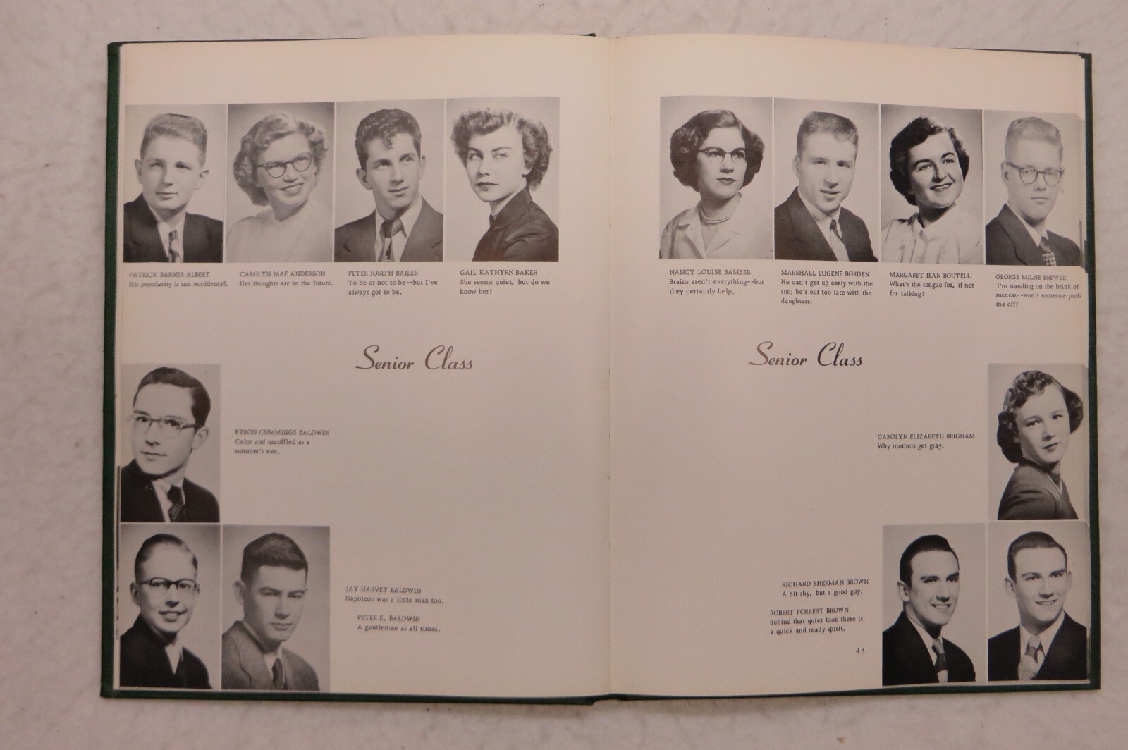 1953 HOWELL HIGH SCHOOL YEARBOOK HOWELL MI | eBay