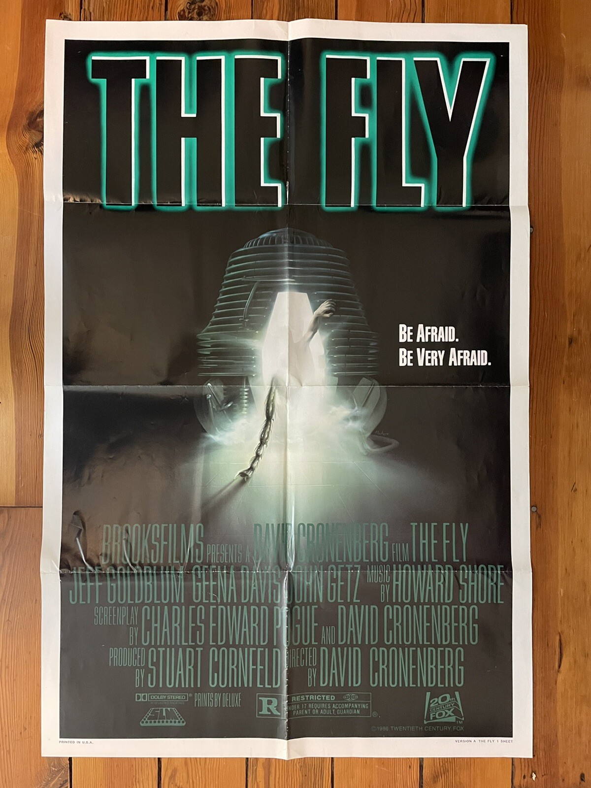 The Fly 1986 Poster