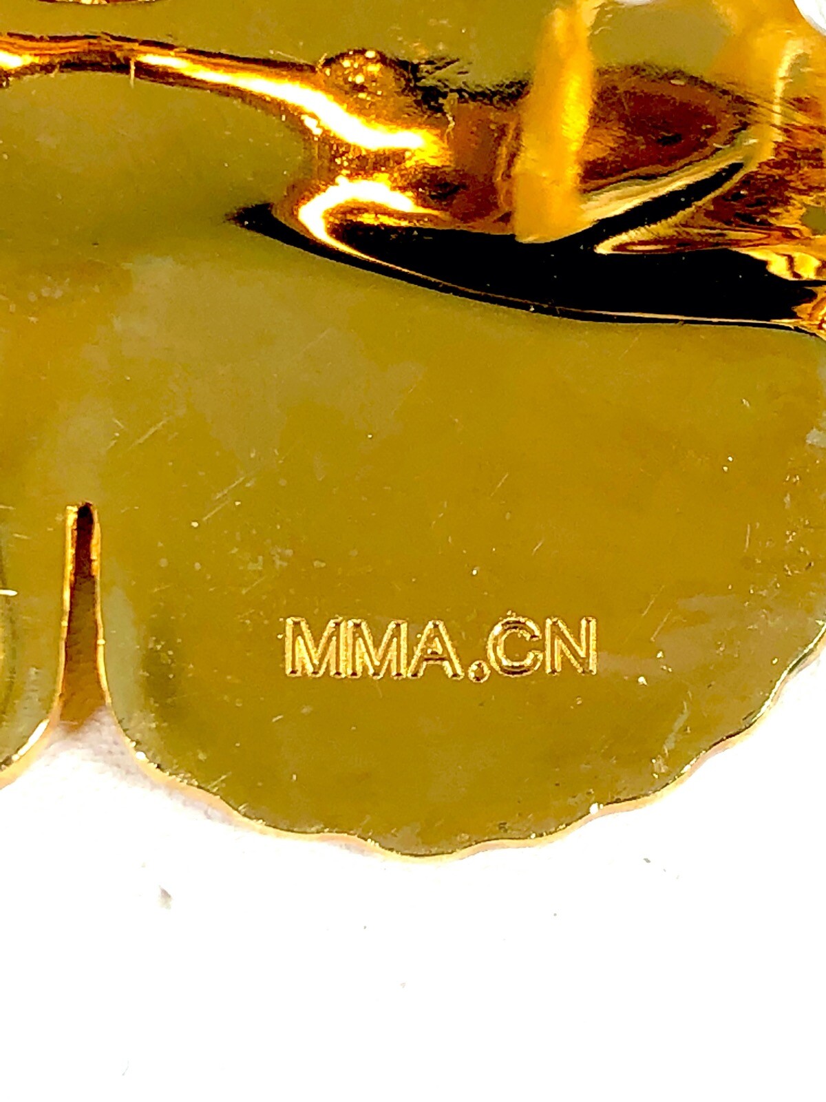NIB METROPOLITAN MUSEUM ART MMA GOLD PLATED RHINESTONE ENAMEL BUTTERFLY ...