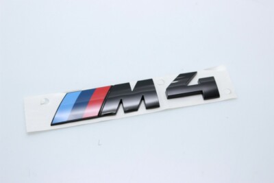 GENUINE BMW BLACK M4 BOOT BADGE M4 COMPETITION BADGE | eBay