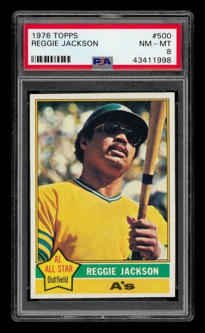 1976 Topps Set-Break #500 Reggie Jackson PSA 8 NM-MT | eBay