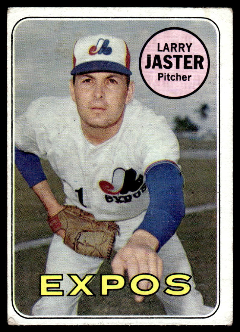 1969 Topps Larry Jaster #496 Montreal Expos Baseball Card | eBay