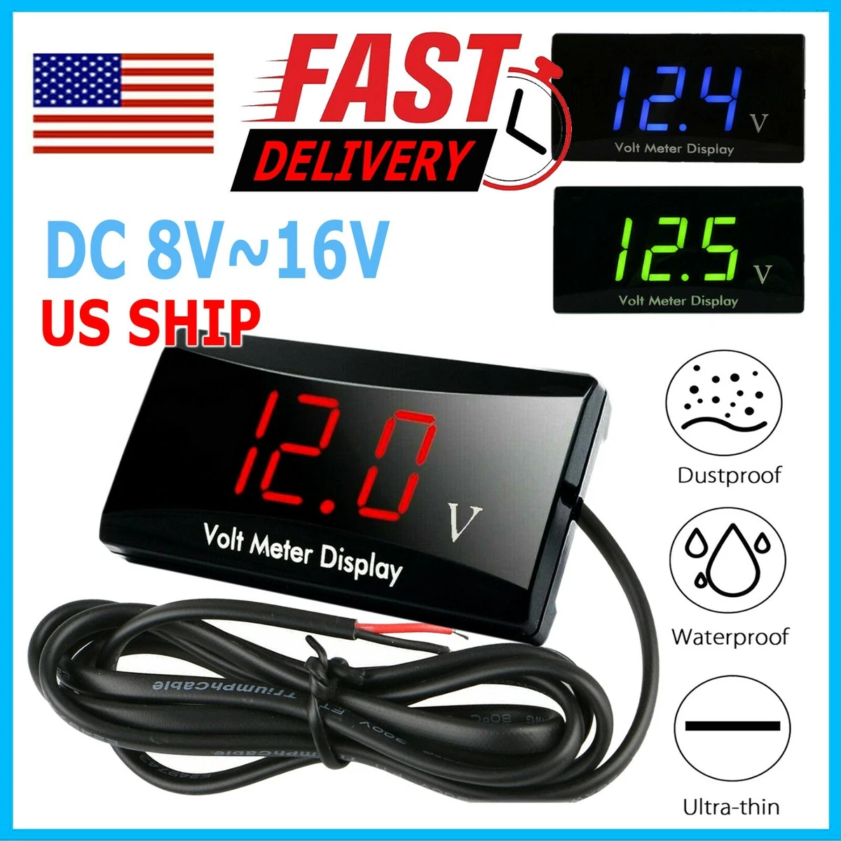 Digital Voltmeter Gauge