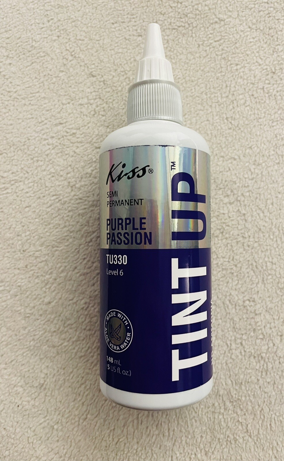 5 Bottles of KISS Purple Passion Colors Tint Up Semi Permanent Hair ...