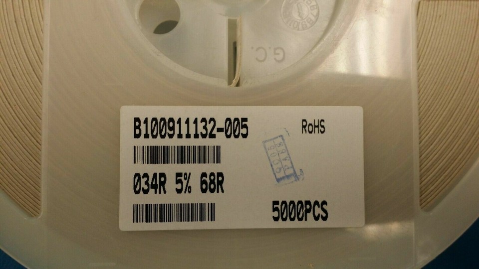 (5K) SMN1206A-680-JTW RCD Res Array Isol 0.062W 68ohm 50V 5% 200ppm 8 ...