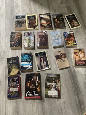 Mix Lot Of 18 Suspense Crime Mystery Thriller Fiction Paperback Books ...