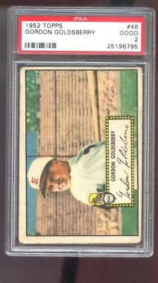 1952 Topps #46 Gordon Goldsberry PSA 2 Graded Baseball Card Browns Red ...