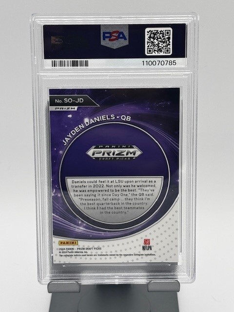 2024 Prizm Draft Picks Student Orientation Jayden Daniels SOJD Red Ice ...