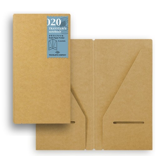 Kraft Paper Folder 020 Traveler's Notebook Refill Regular Size | eBay ...