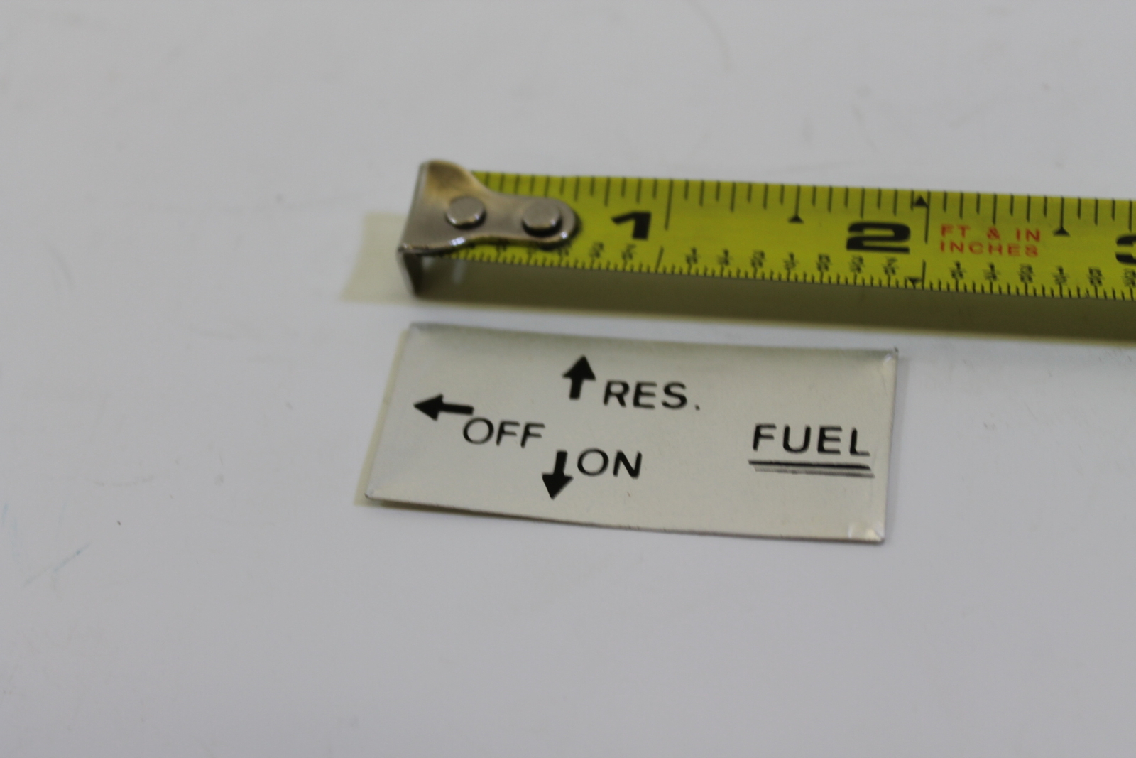 NOS OEM ITALJET FUEL PETCOCK DECAL STICKER | eBay