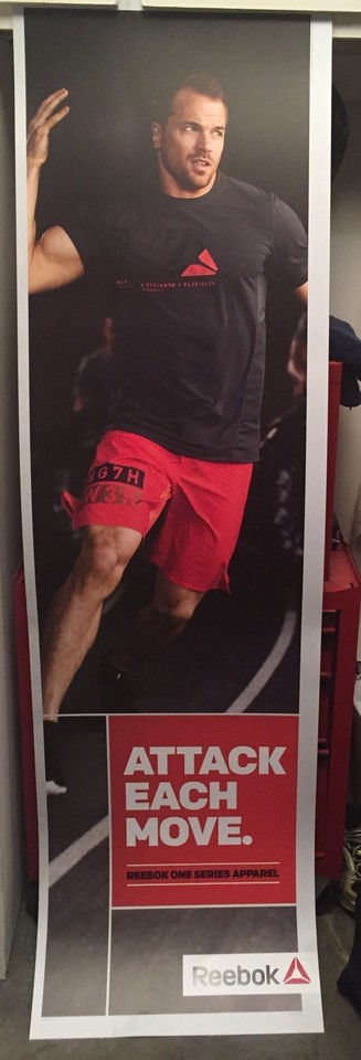 Huge Reebok Life Sized Crossfit Cross Fit Motivational Poster ...