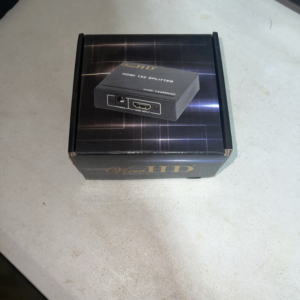 ViewHD 1x2 HDMI Splitter v1.3b One Input to Two Output 609722357746 | eBay
