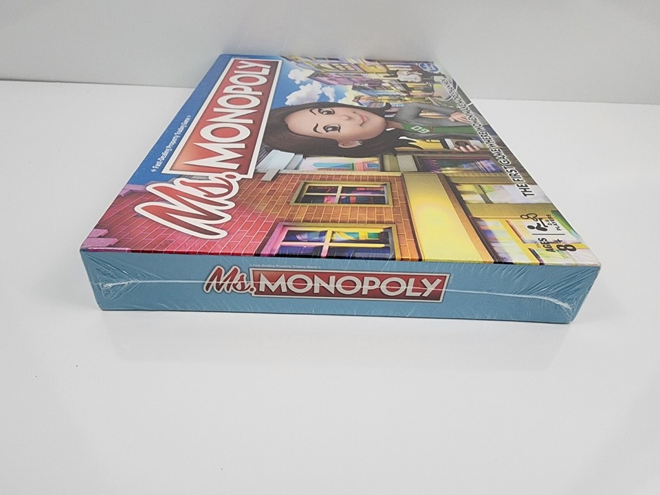 Ms Monopoly Board Game for Ages 8 & Up Hasbro Ms Miss Monopoly Game ...