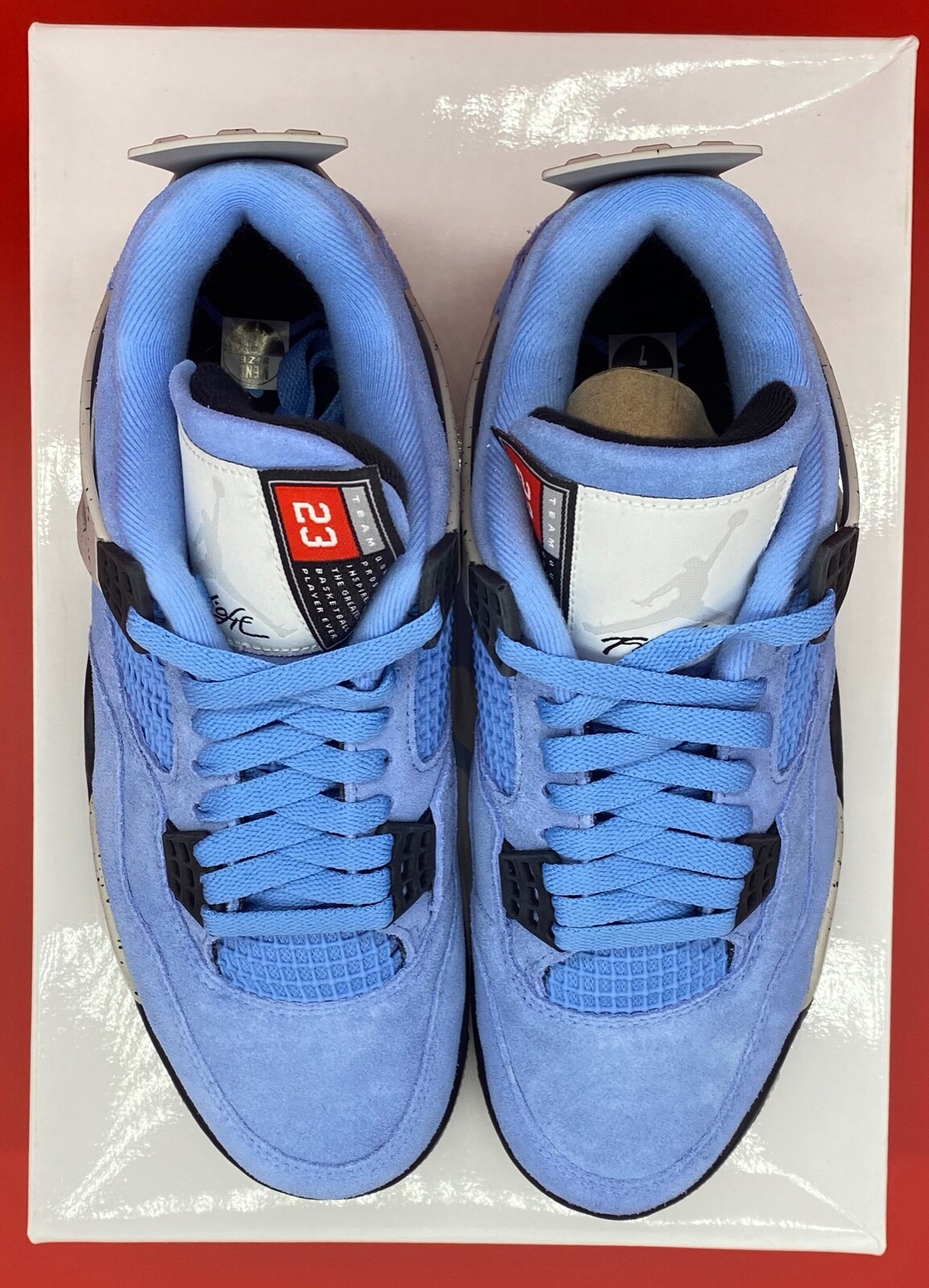 Nike Air Jordan 4 Retro University Blue UNC 2021 CT8527-400 Sizes 7 7.5 ...