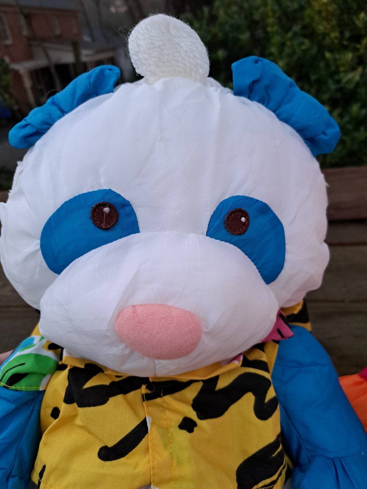 VTG 1987 Fisher Price Puffalumps Plush Toys Lot of 2 Lion & Panda Soft ...