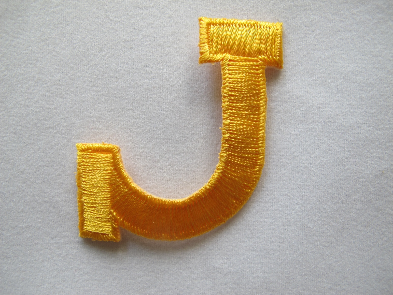 1 3/4" Yellow Letter Embroidery Iron On Applique Patch /1pc | eBay