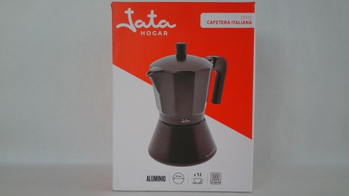 Jata Hogar CFI12 Italian Full Induction Coffee Maker, Aluminium, Black ...