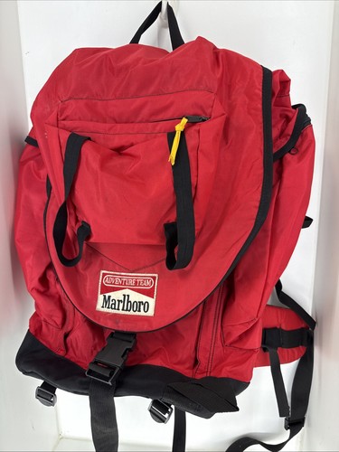 Vintage Marlboro Adventure Team Gear Large Camping Hiking Backpack 90s ...