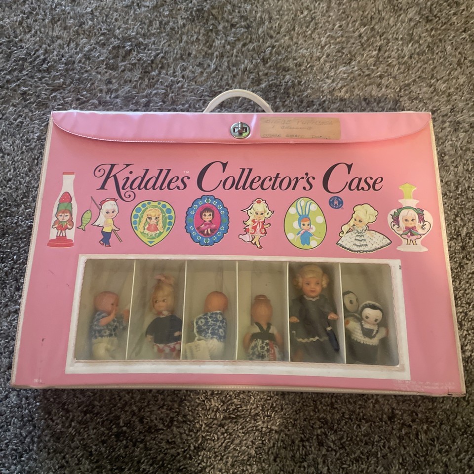 Vintage 1967 MATTEL-Liddle Kiddles Collector's Carrying Case With 20 ...