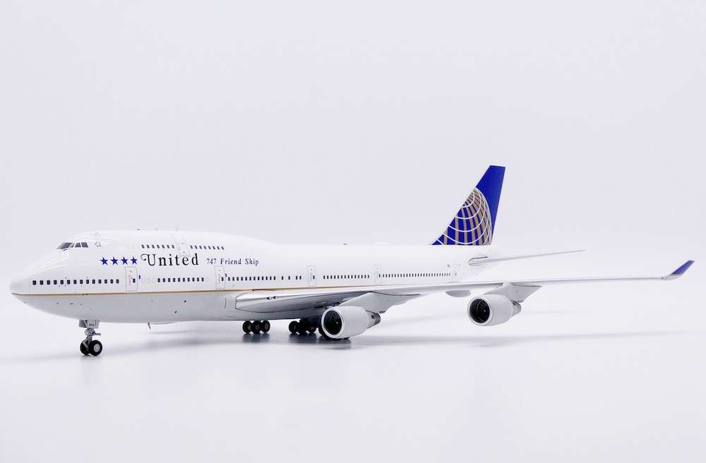 JC Wings XX20518 United Airways Boeing 747-400 N118UA Diecast 1/200 AV ...