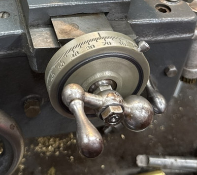 SB-9" Lathe Cross Feed Large 3.0" dial 0-200 (Fits over 0.807-0.823 ...