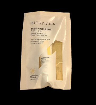Zitsticka Megashade SPF 50 Breakout-proof Sunscreen Serum 7ml SAMPLE ...