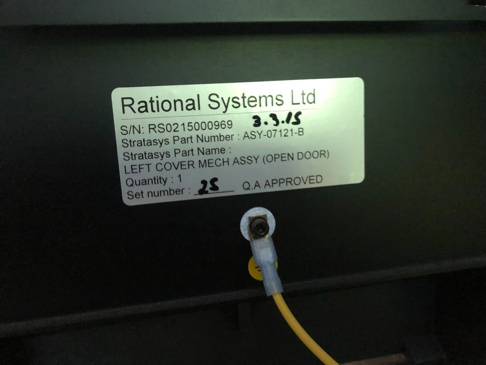 STRATASYS OBJET500 CONNEX 3 3D Printer 2015 Low Hours with a zscanner ...