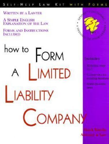 How to Form a Limited Liability Company by Mark Warda (1999, Trade ...