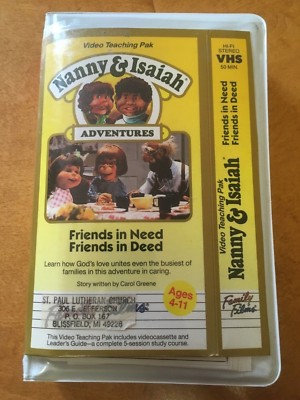 Nanny & Isaiah Adventures VHS Christian Puppet Show Friends In Need ...