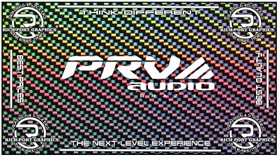 PRV AUDIO BRAZIL VINYL STICKER LOGO HIGH QUALITY ,COLOR FULL WHITE | eBay