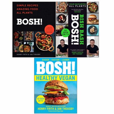 BOSH!: Simple recipes, BISH BASH BOSH, Healthy Vegan 3 Books Collection ...