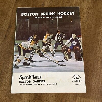Boston Bruins Hockey Sports News Magazine 1973 | eBay