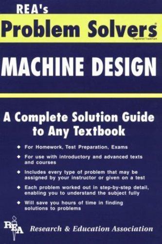 Machine Design Problem Solver by Research and Education Association ...