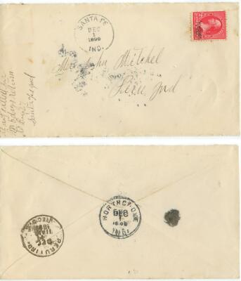 1899 Santa Fe Indiana DPO 1849-1917 Miami County - Northgrove DPO ...